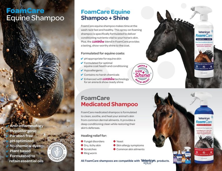 Vetericyn FoamCare-Equine shampoo Brochure 1200 – The Northwest Horse ...
