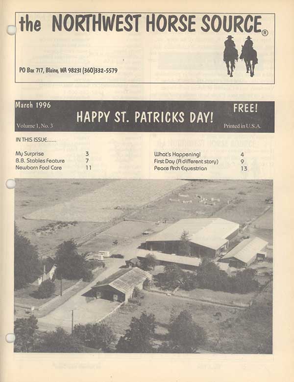 Old Bits: B.B. Stables, Feature Advertiser March 1996 - Articles - The ...