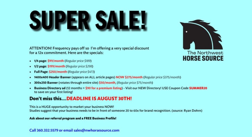 The Northwest Horse Source, for Horse Enthusiasts of all Breeds and ...