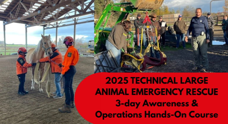 Technical Large Animal Emergency Rescue 3-Day Operations/Awareness ...